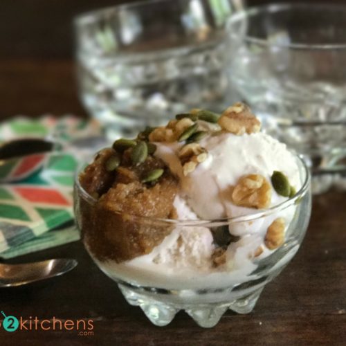 Nice Cream Caramel Sundae - go2kitchens
