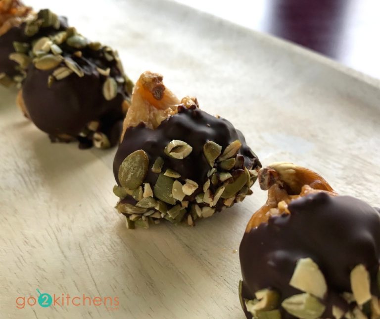 Walnut Stuffed Figs - go2kitchens