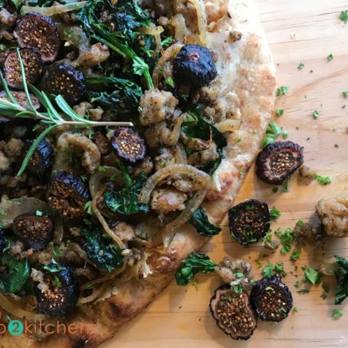 Sausage Fig Pizza - go2kitchens