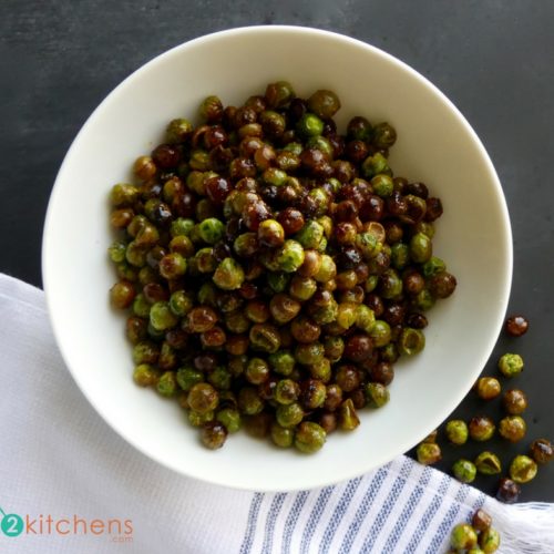 Crunchy Green Pea Snacks - go2kitchens