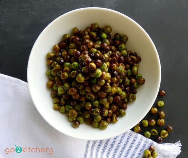 Crunchy Green Pea Snacks - go2kitchens