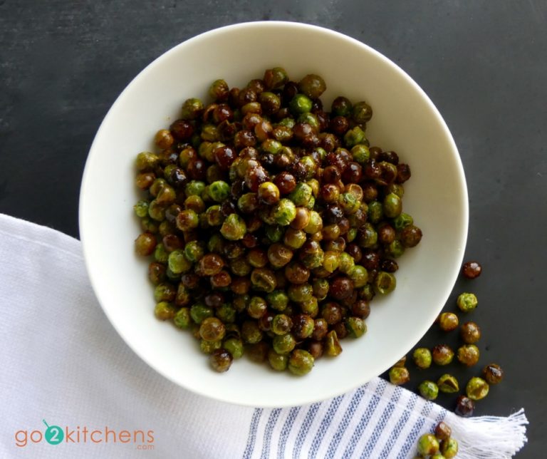 Crunchy Green Pea Snacks - go2kitchens